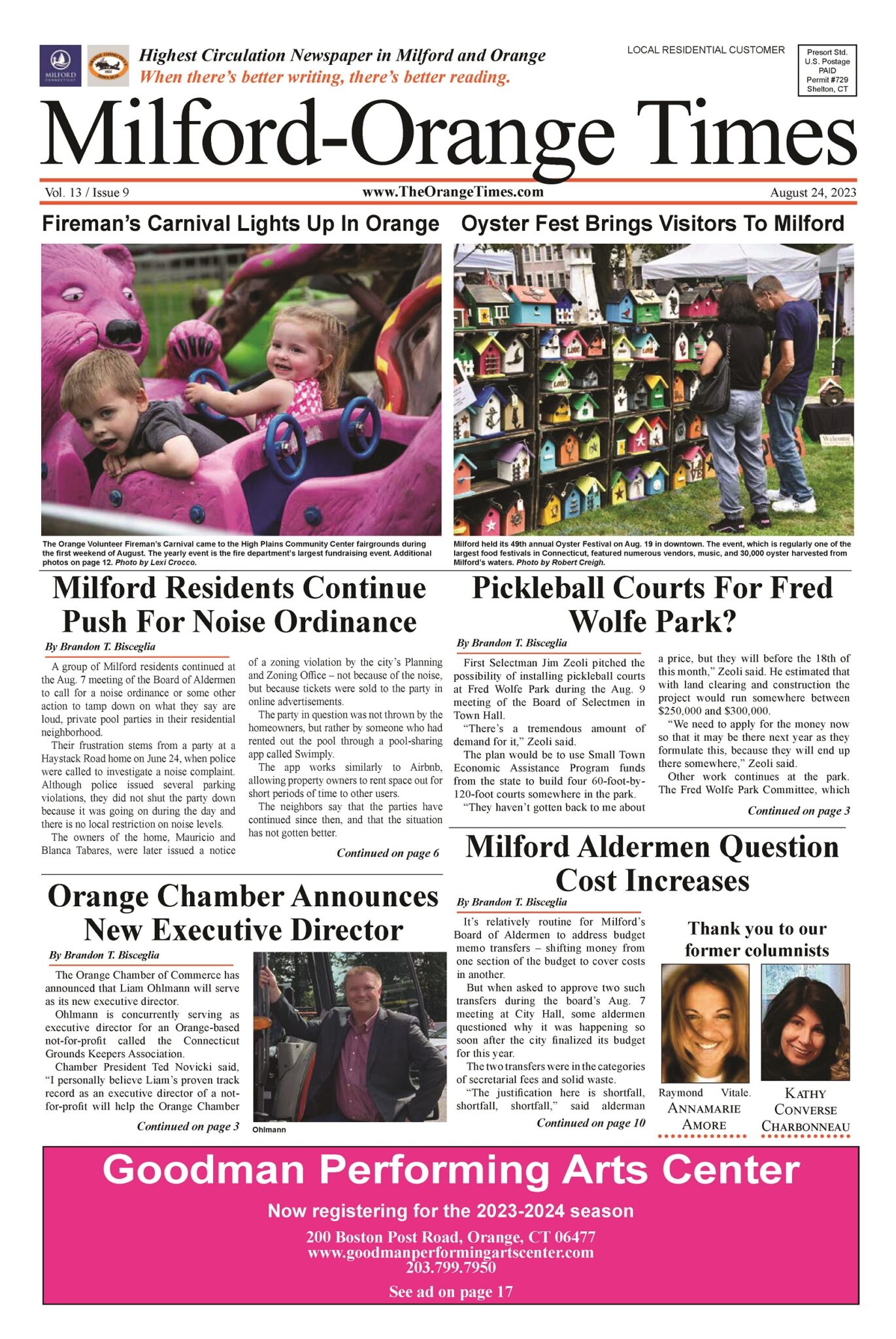 Milford-Orange Times: Aug. 24, 2023 Issue – Milford-Orange Times